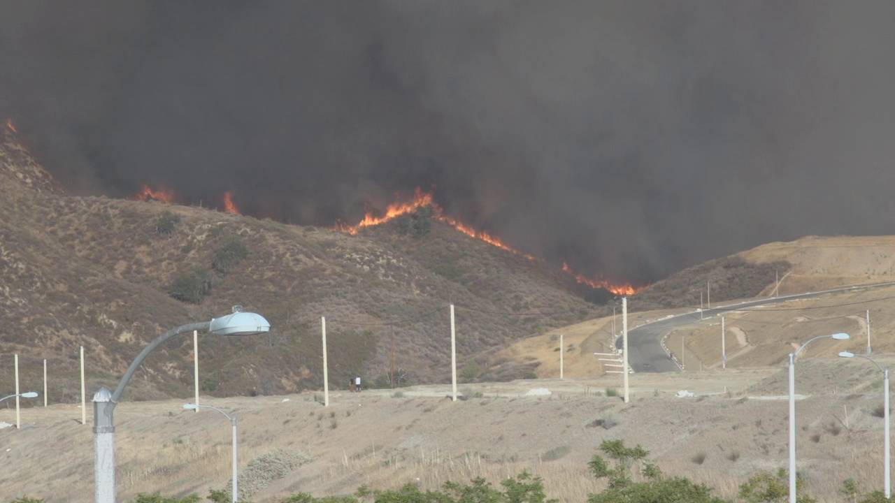 Sand Fire Raw Footage Newsreel 7-24-2016 Fair Oaks Ranch-Target (7 ...