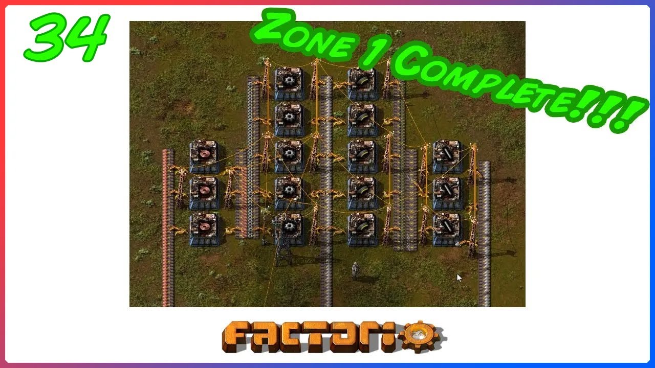 Zone 1 Complete! | Factorio - YouTube