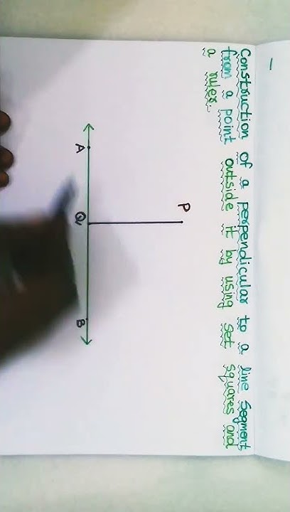 how to draw perpendicular👌using ruler/set squares/compass👌#maths # ...