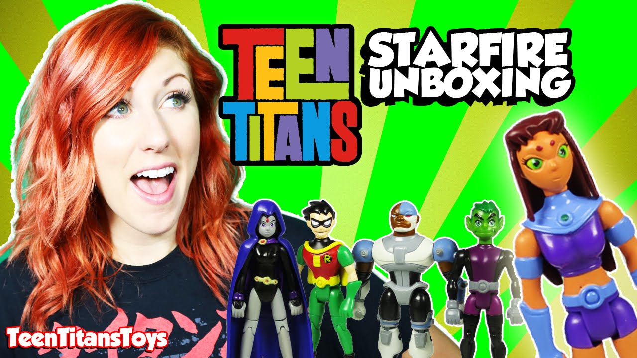 TEEN TITANS Starfire Unboxing Two Pack of Old School Teen Titans with ...