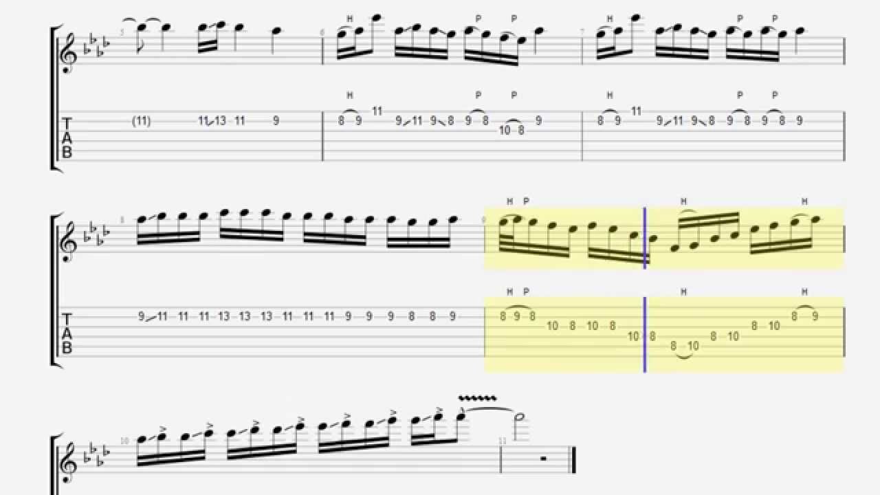 TAB SERIES 2 - Magkabilang Mundo Jireh Lim Guitar Solo Tutorial - YouTube