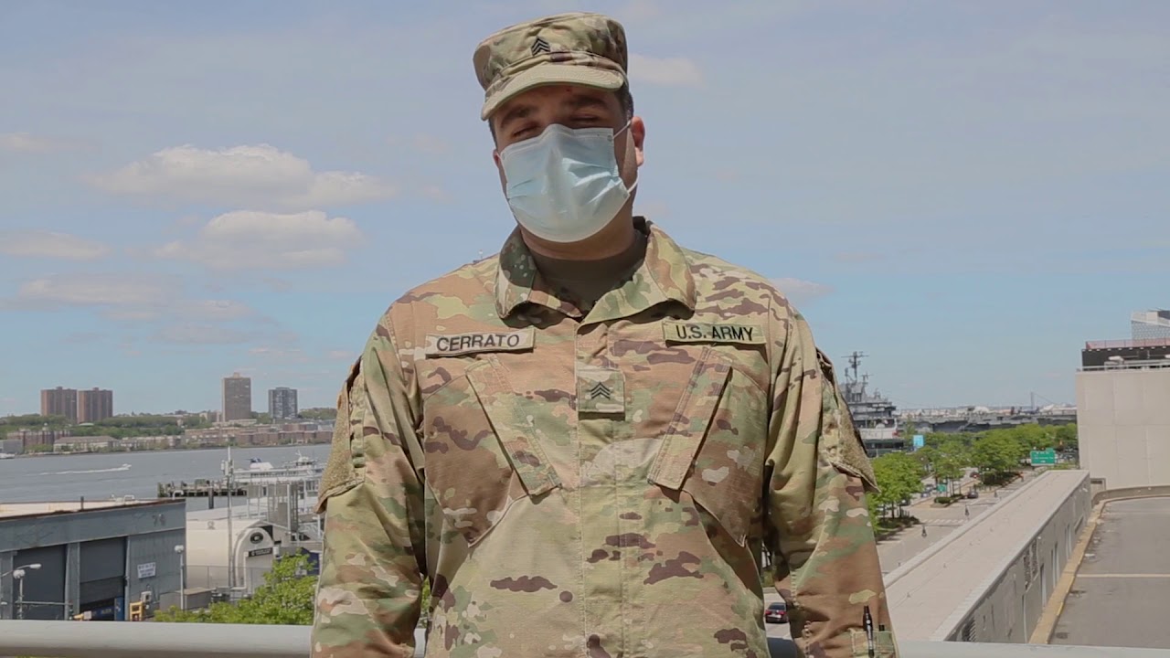 COVID-19 Response, Army Sgt. Michael Cerrato - YouTube
