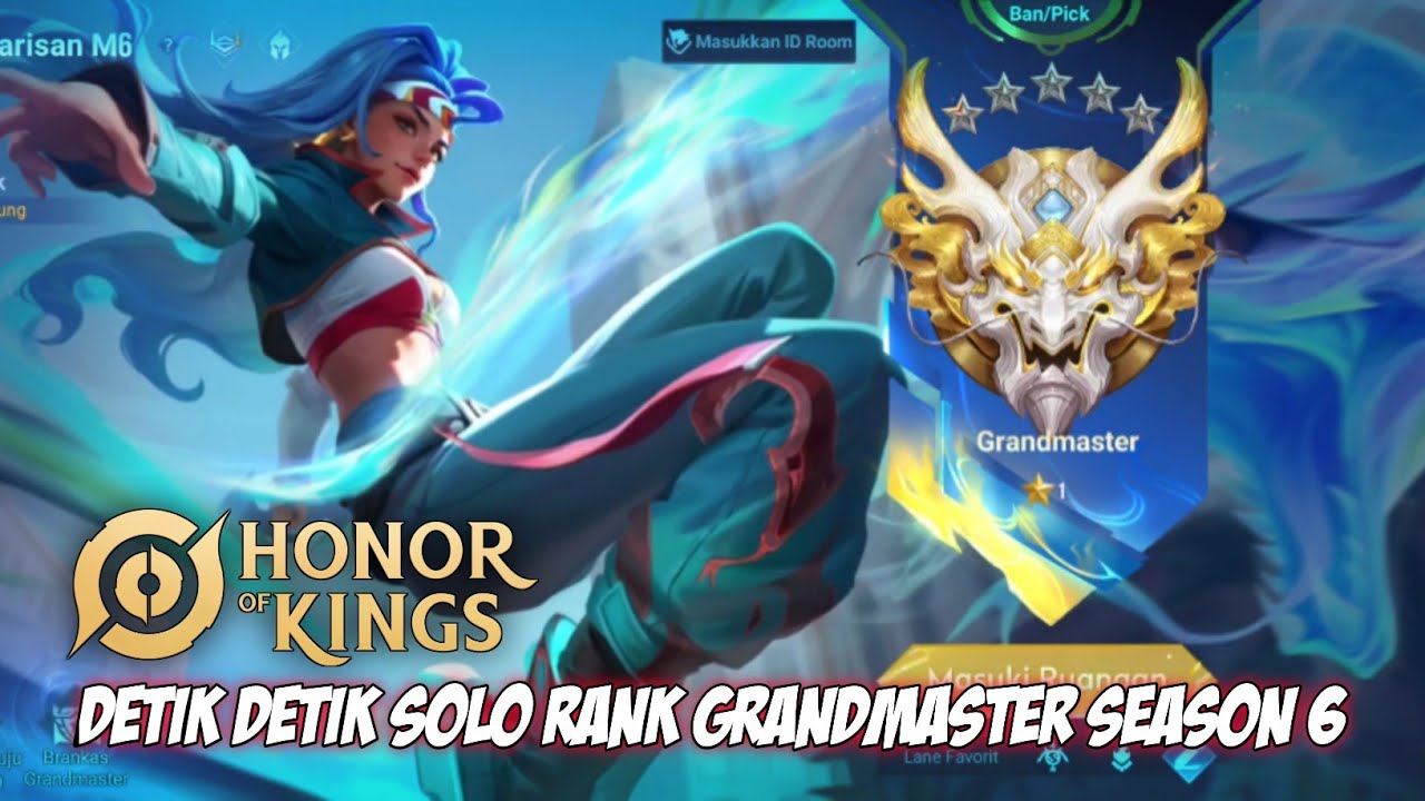 Detik Detik Grandmaster Season 6 HOK Solo Sinyalku adalah musuhku ...