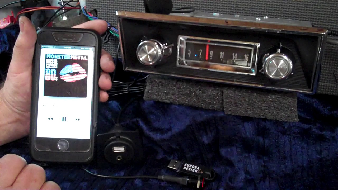 1967 Ford F100 original AM radio - YouTube