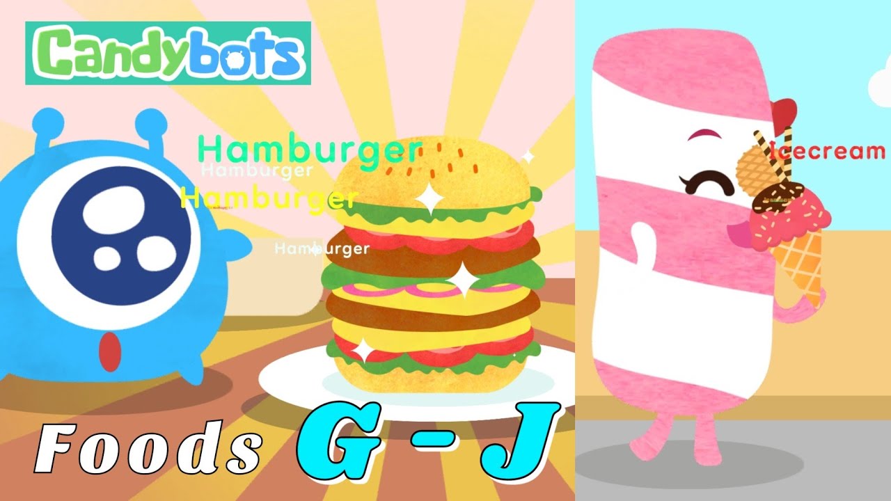 CandyBots Alphabet ABC Phonics - Foods | Alphabet Tracing and Spelling ...