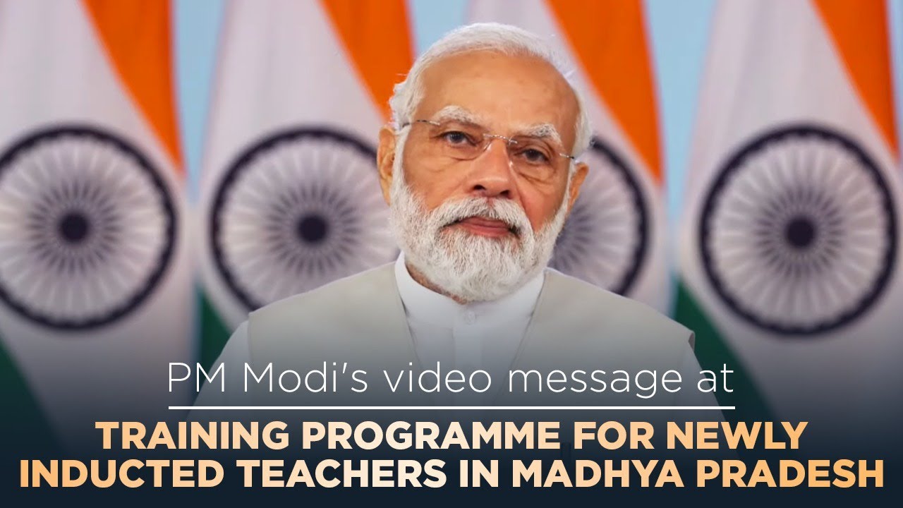 PM Modi's video message at training programme for newly inducted ...