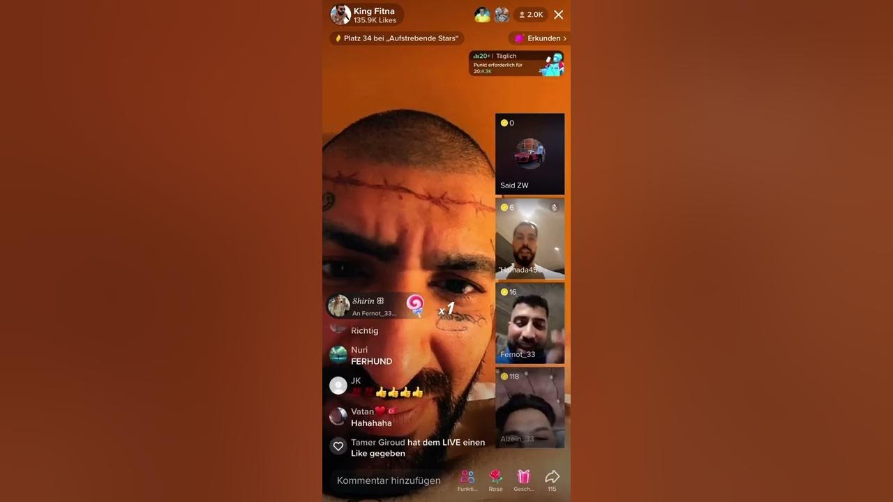 Engelgesicht TikTok live Fitna time 🤣 - YouTube