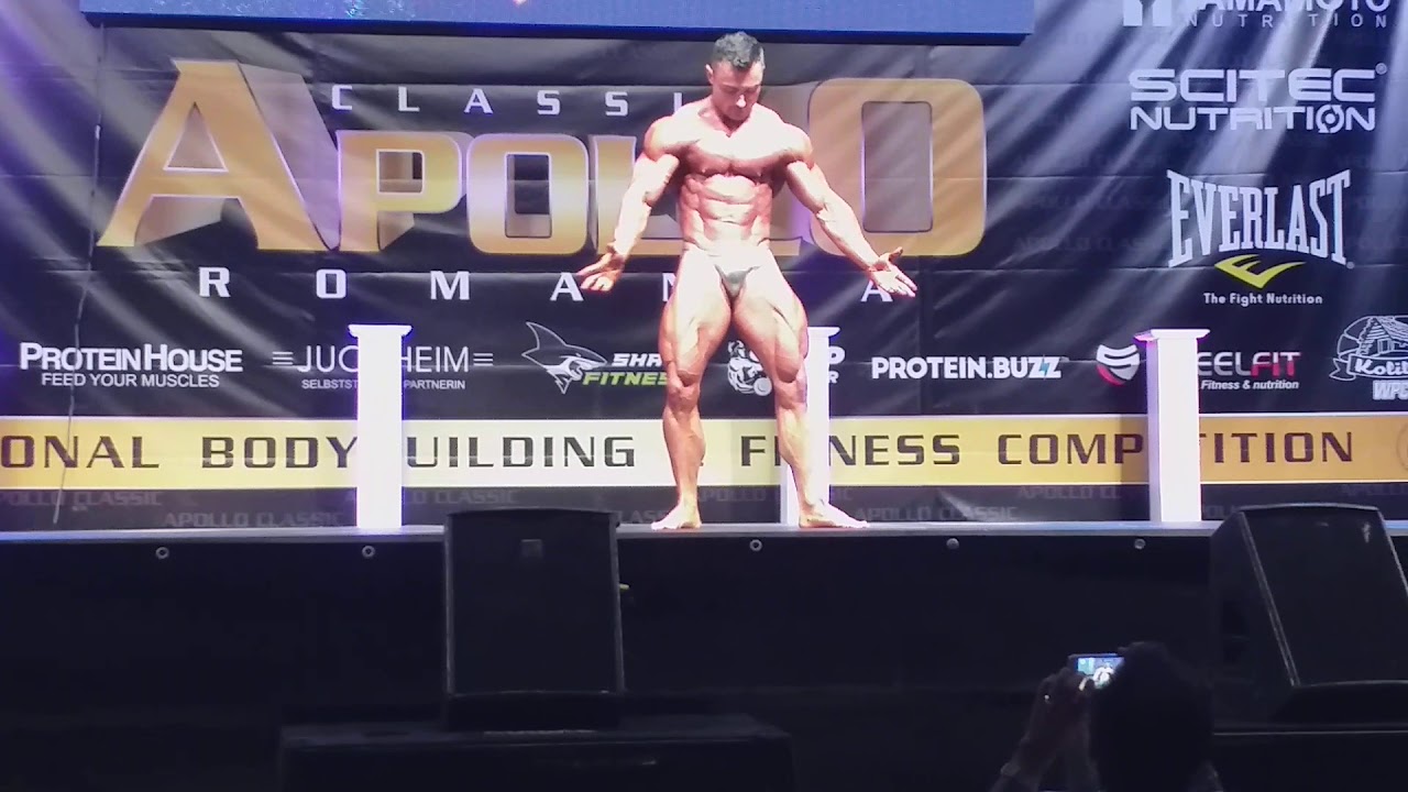UIBFF Apollo Classic bodybuilding routine -95 kg - YouTube