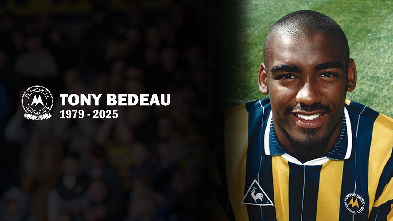 Remembering Tony Bedeau | Torquay United Football Club - YouTube