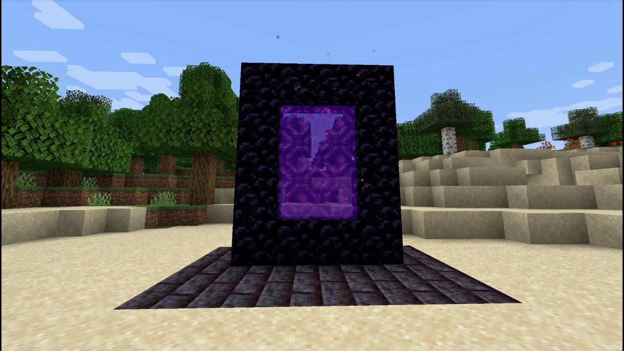 Nether Portal Building Tutorial - YouTube