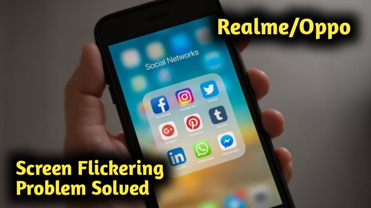 Fix Realme & Oppo Screen Flickering Problem Solved - YouTube