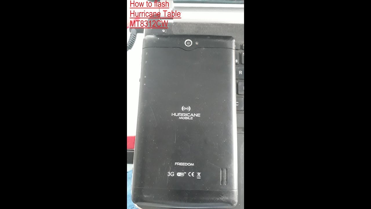 Hurricane Freedom 3G Tablet MT8312CW-706S-DD-V.1.0 Dead Flash - YouTube
