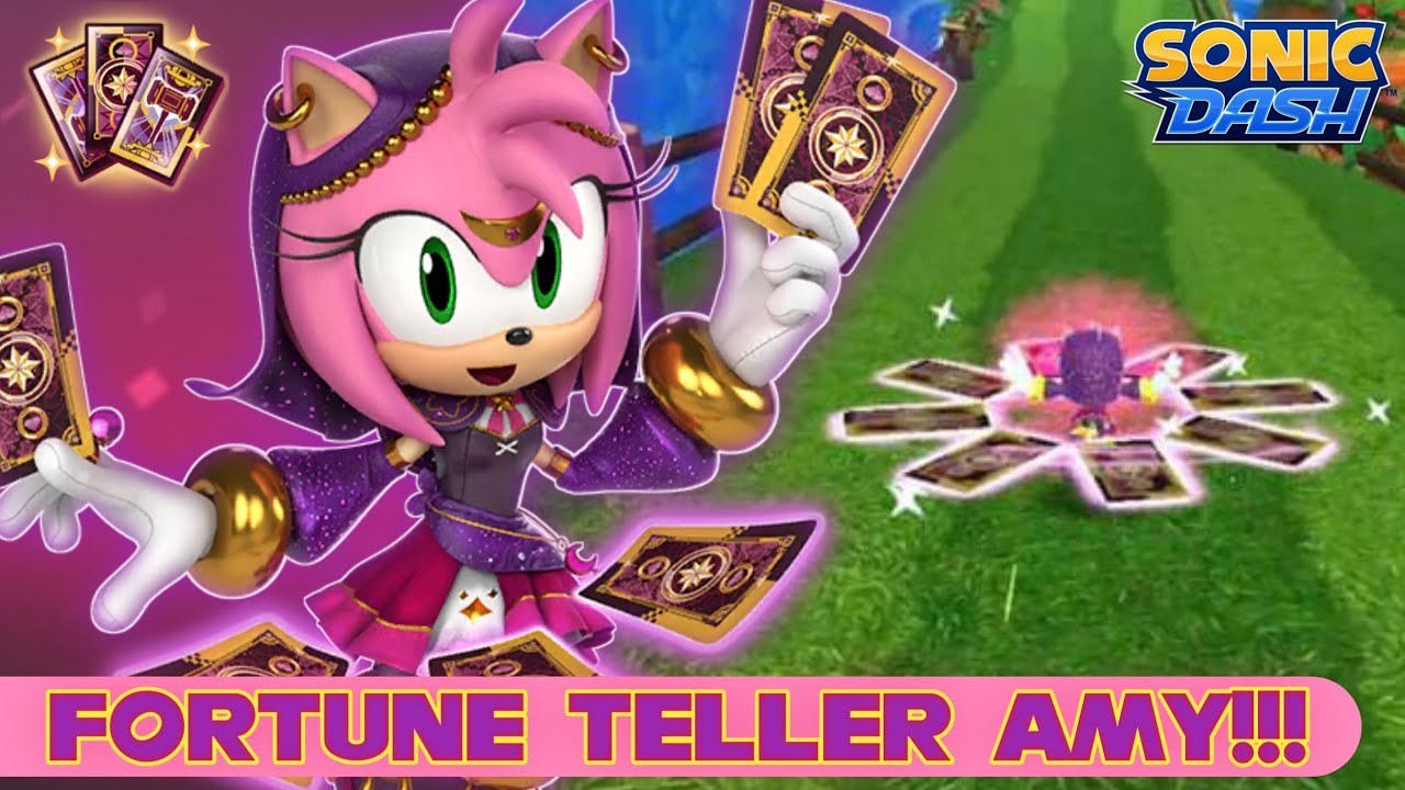 Sonic Dash-Fortune Teller Amy New Character and New Texture/Model ...