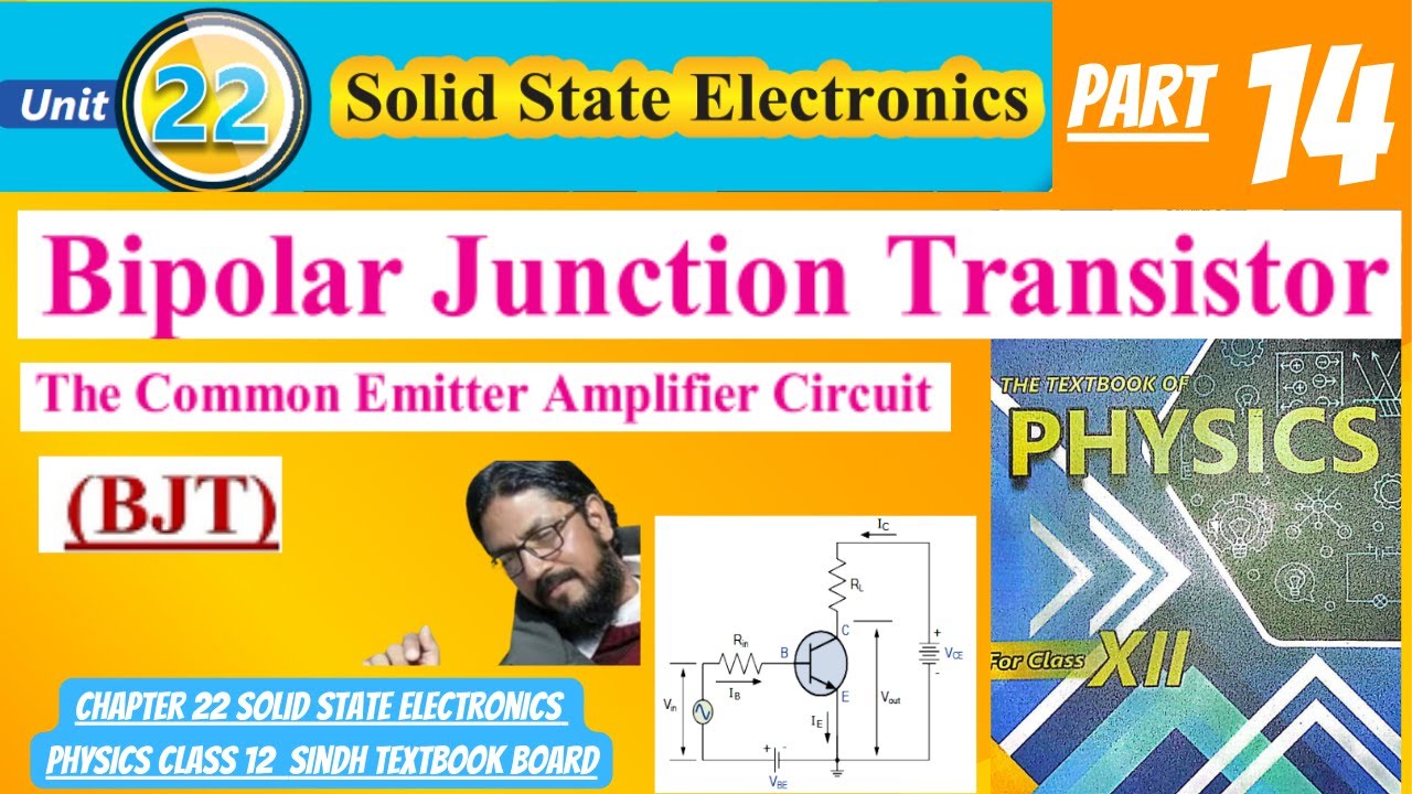 BJT | bipolar junction transistor | class 12 physics new book | chapter ...