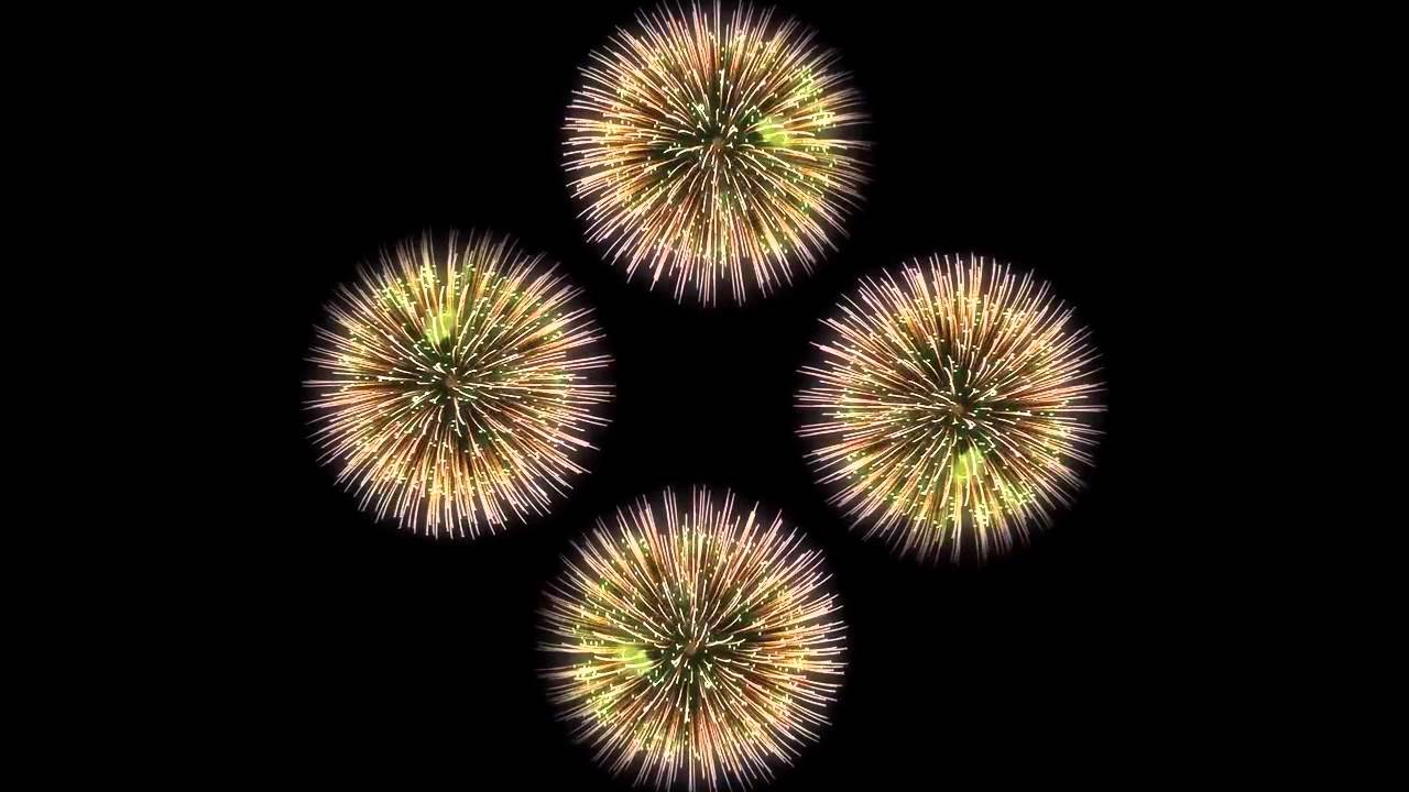 Fireworks Video for Holographic Pyramid Screen Up 4K - YouTube