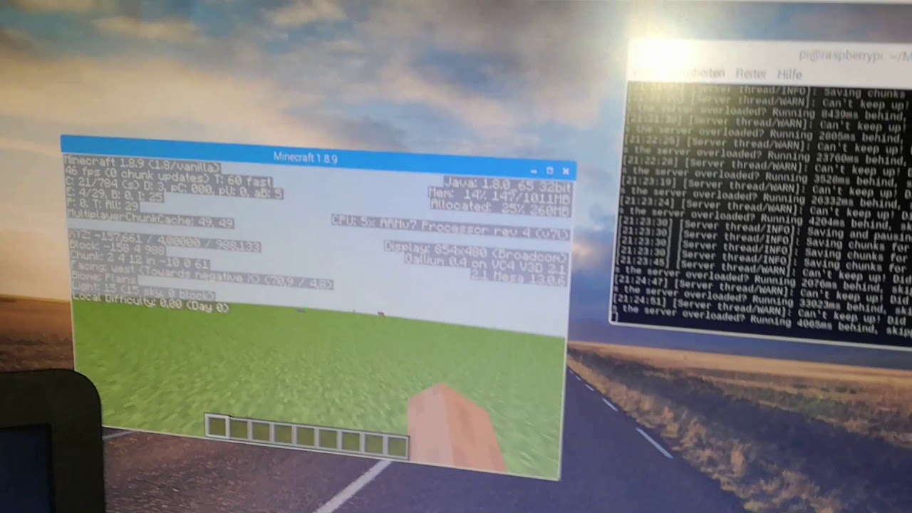 Minecraft @ Raspberry Pi 3 - DEMO - YouTube