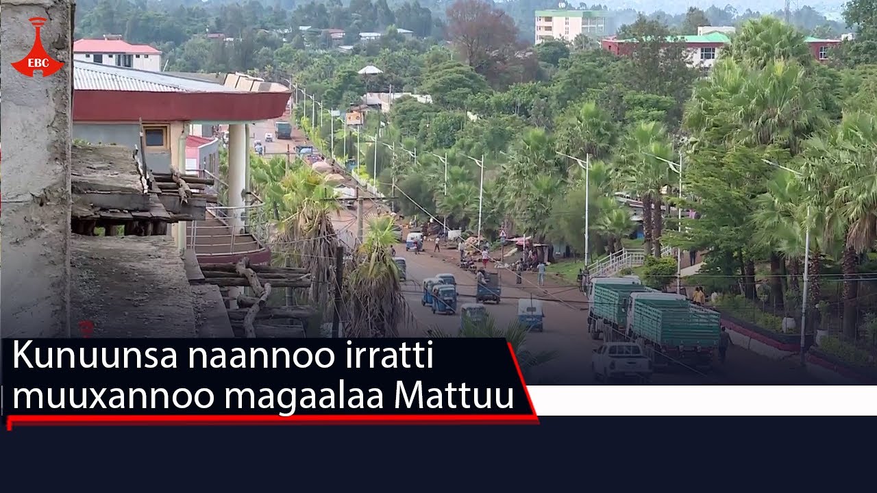Kunuunsa naannoo irratti muuxannoo magaalaa Mattuu - YouTube