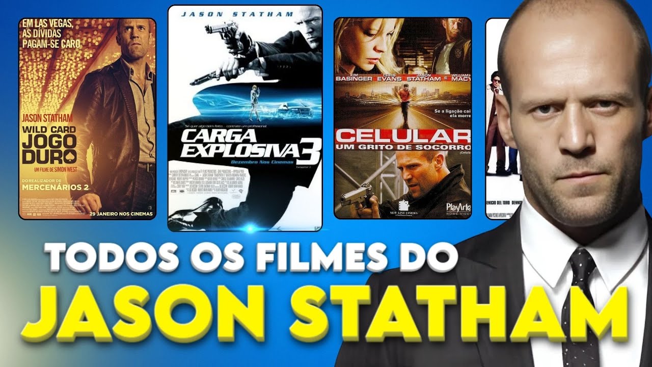 💥 TODOS os Filmes de Jason Statham! 🎬 De 1998 a 2025! Você Já Assistiu ...