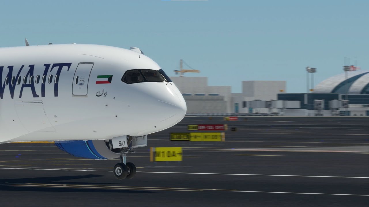 Kuwait 787 8 Ultra Realistic Flight to Dubai - YouTube