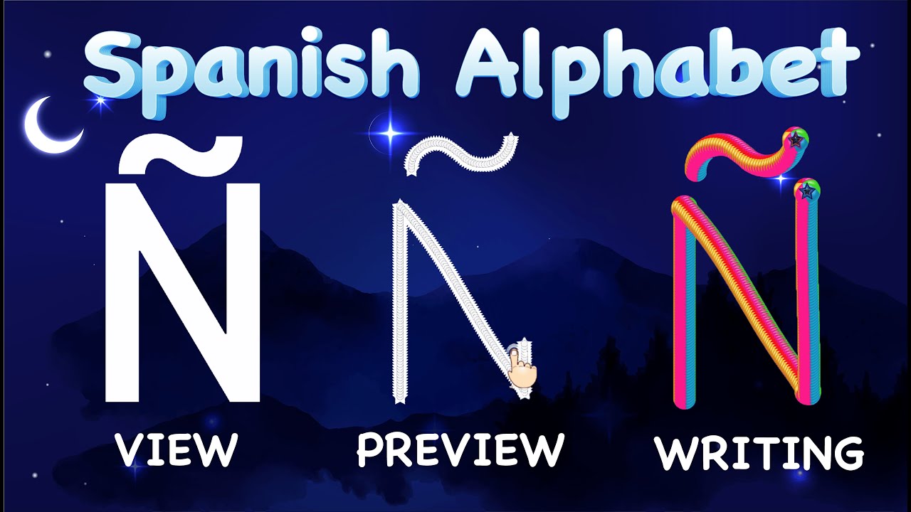 spanish [Española] Alphabet Learning | spanish Reading and Writing ...