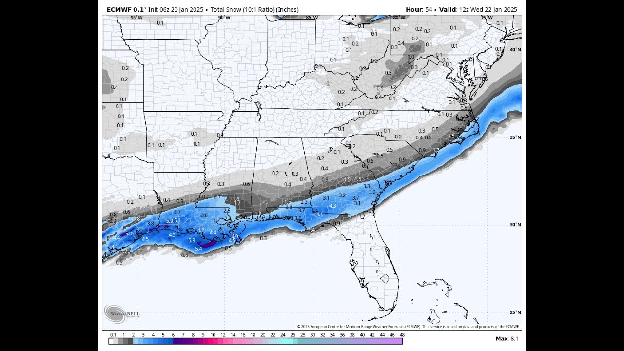 EXTREME COLD AND SNOW IN PLACES LIKE TEXAS AND ALONG GULF COAST STATES ...