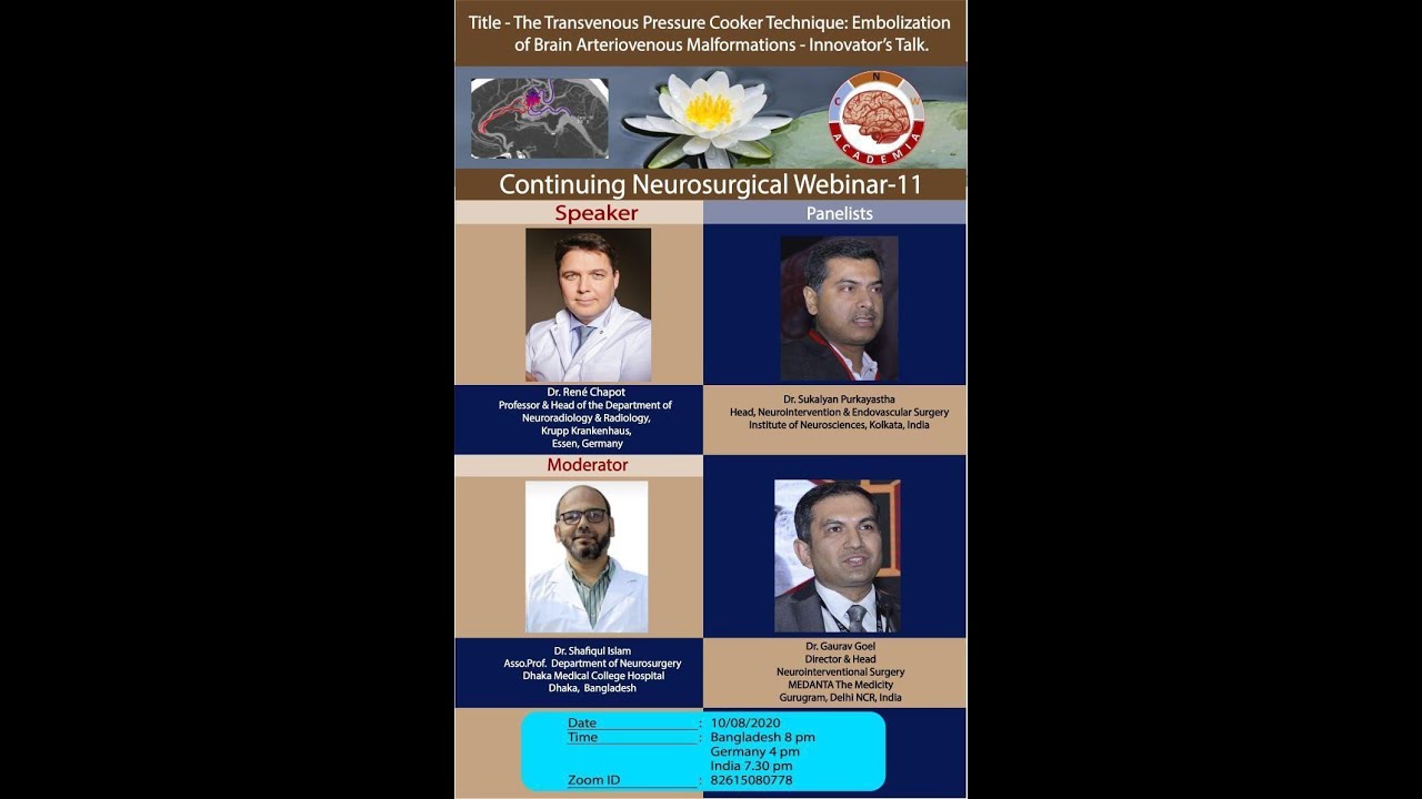Transvenous embolization of AVM by Prof. Dr. Rene Chapot - YouTube