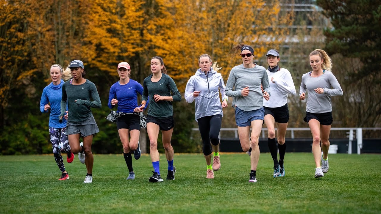 Bowerman Track Club Tempo Workout - YouTube