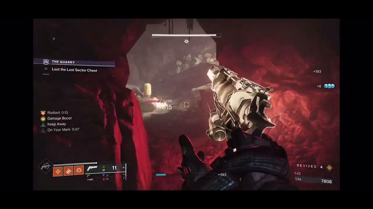 Destiny 2 - The Quarry legend lost sector play through - YouTube