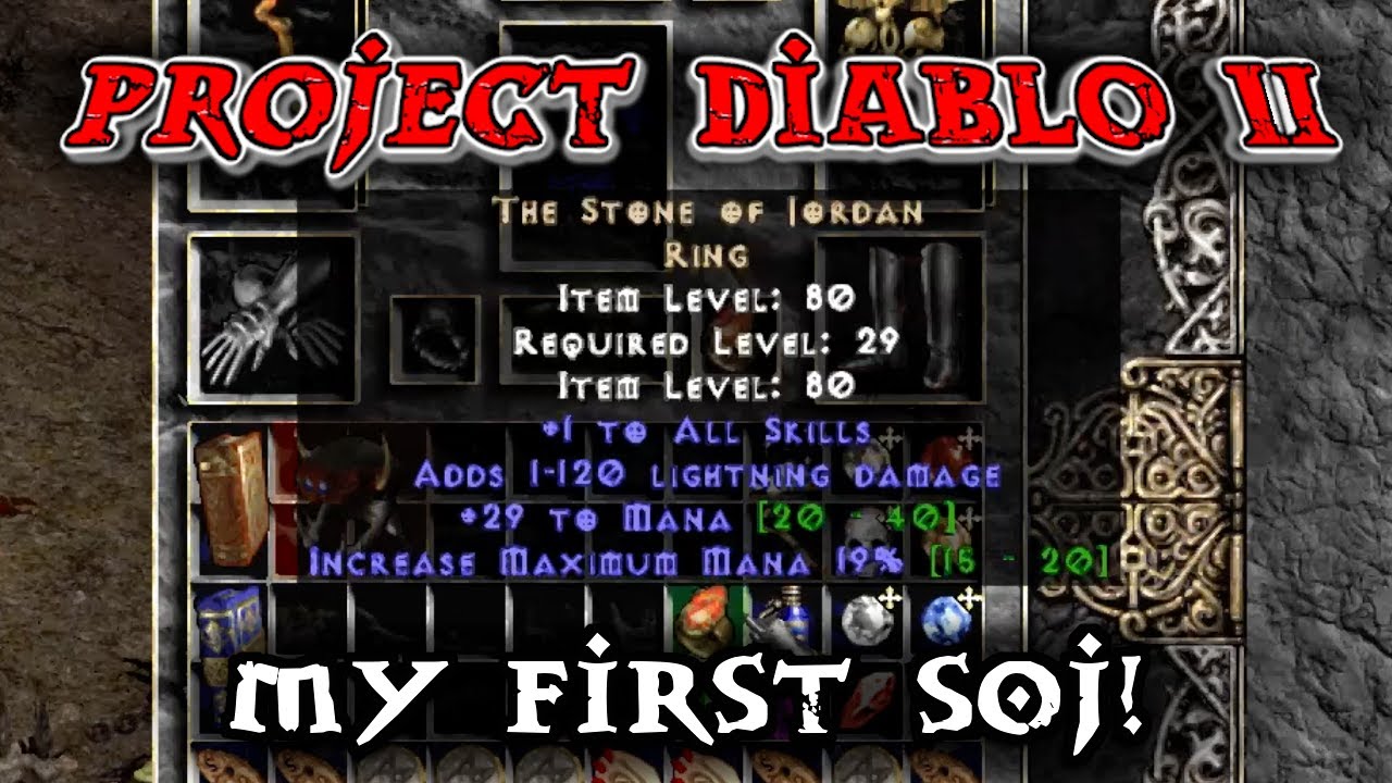 My First Self-Found SOJ in Project Diablo 2! - YouTube