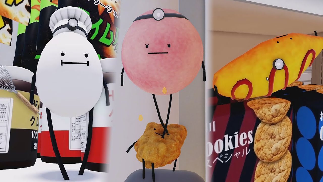 Hide and seek with Night Shift Chef Egg, Peach, Omelet Rice in Secret ...