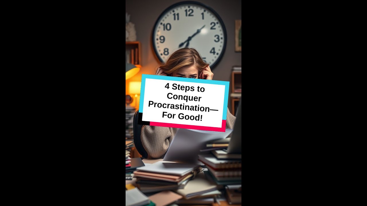 4 Steps to Conquer Procrastination—For Good! - YouTube