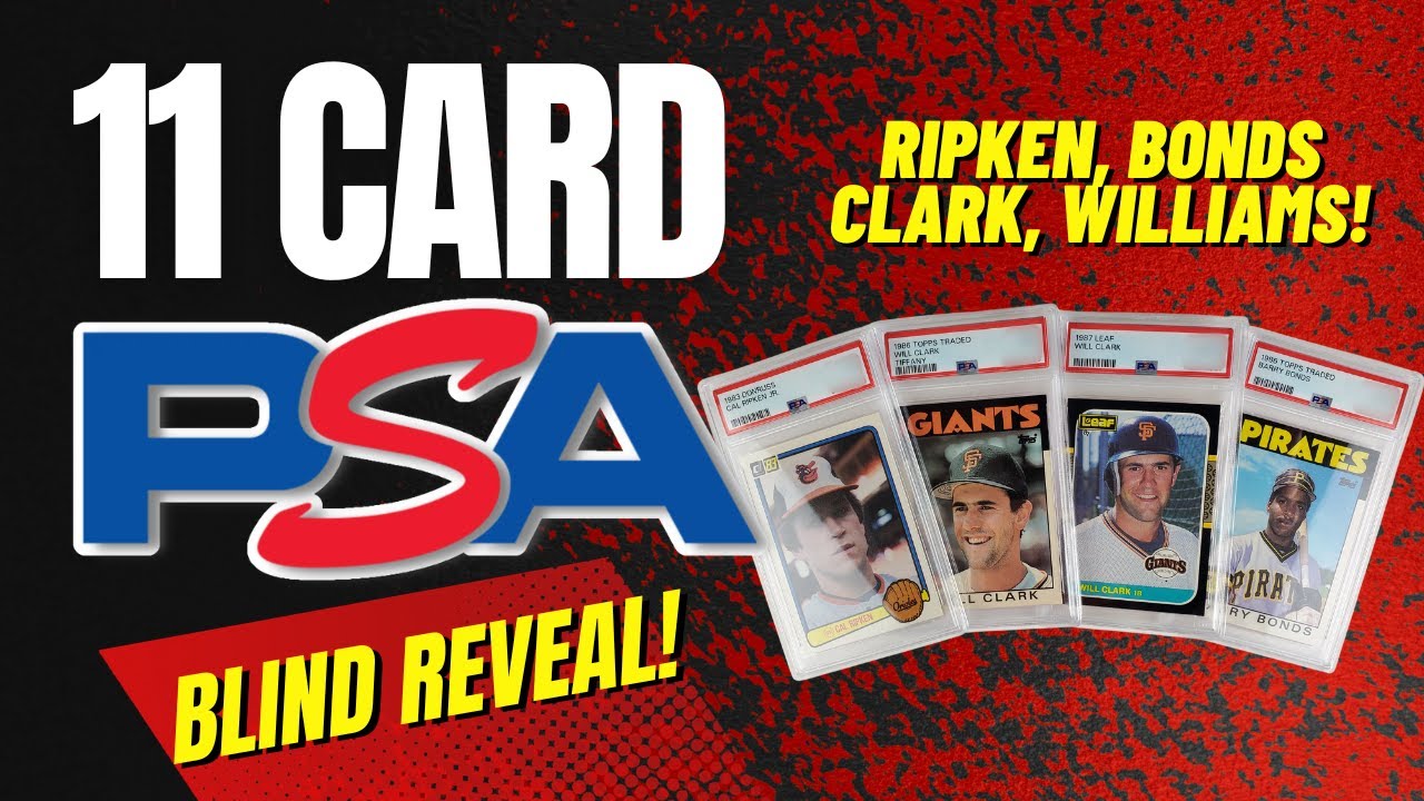 PSA Blind Reveal 11 Card Submission Return 1980's Special - YouTube