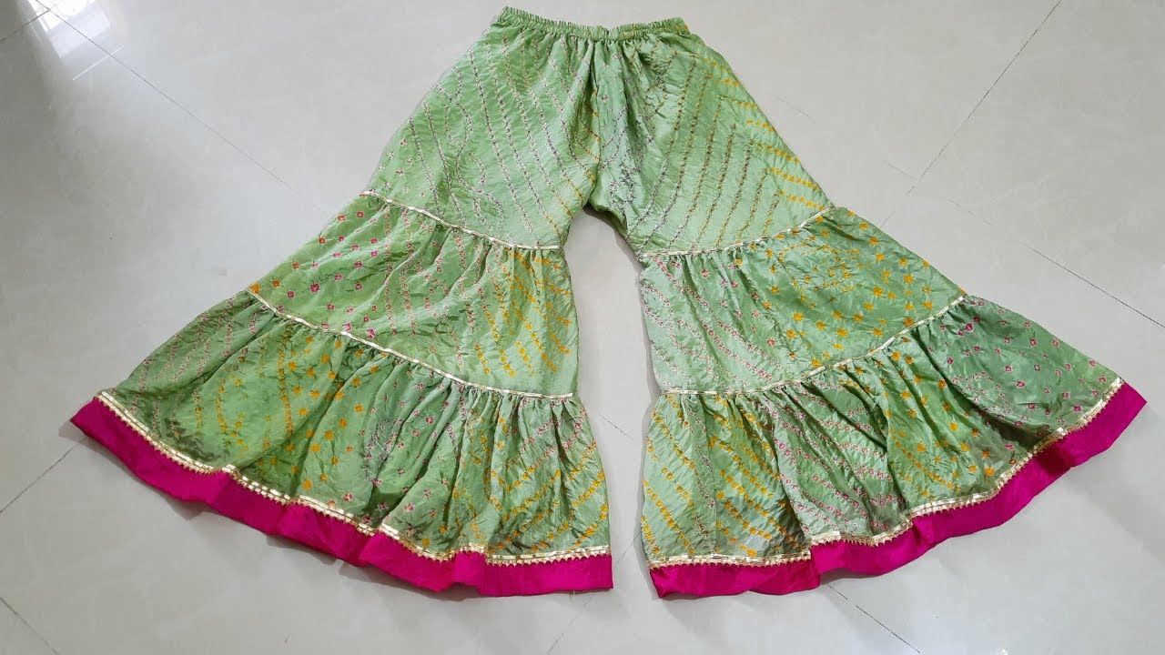 Layered Gharara Tutorial. 2-layered Gharara with easy explanation | Sew ...