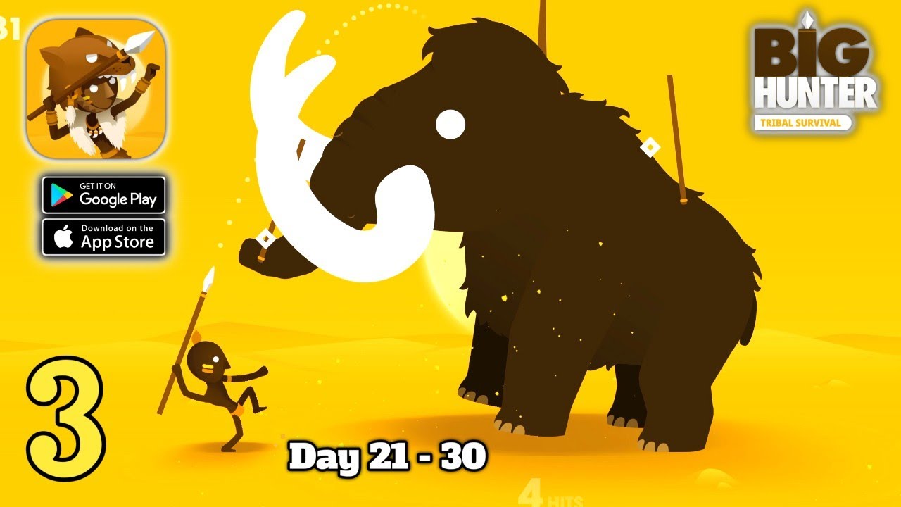 Big Hunter - THE MAMMOTH STORY- (Day 21 to 30) Gameplay [Android,IOS ...