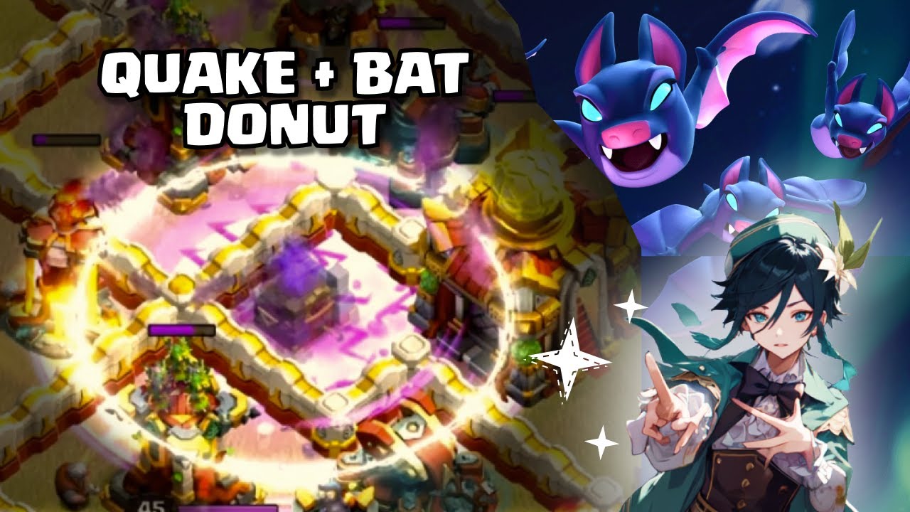 Insane Quake Bat Donut | Player Spotlight: Wendy | Clash of Clans - YouTube