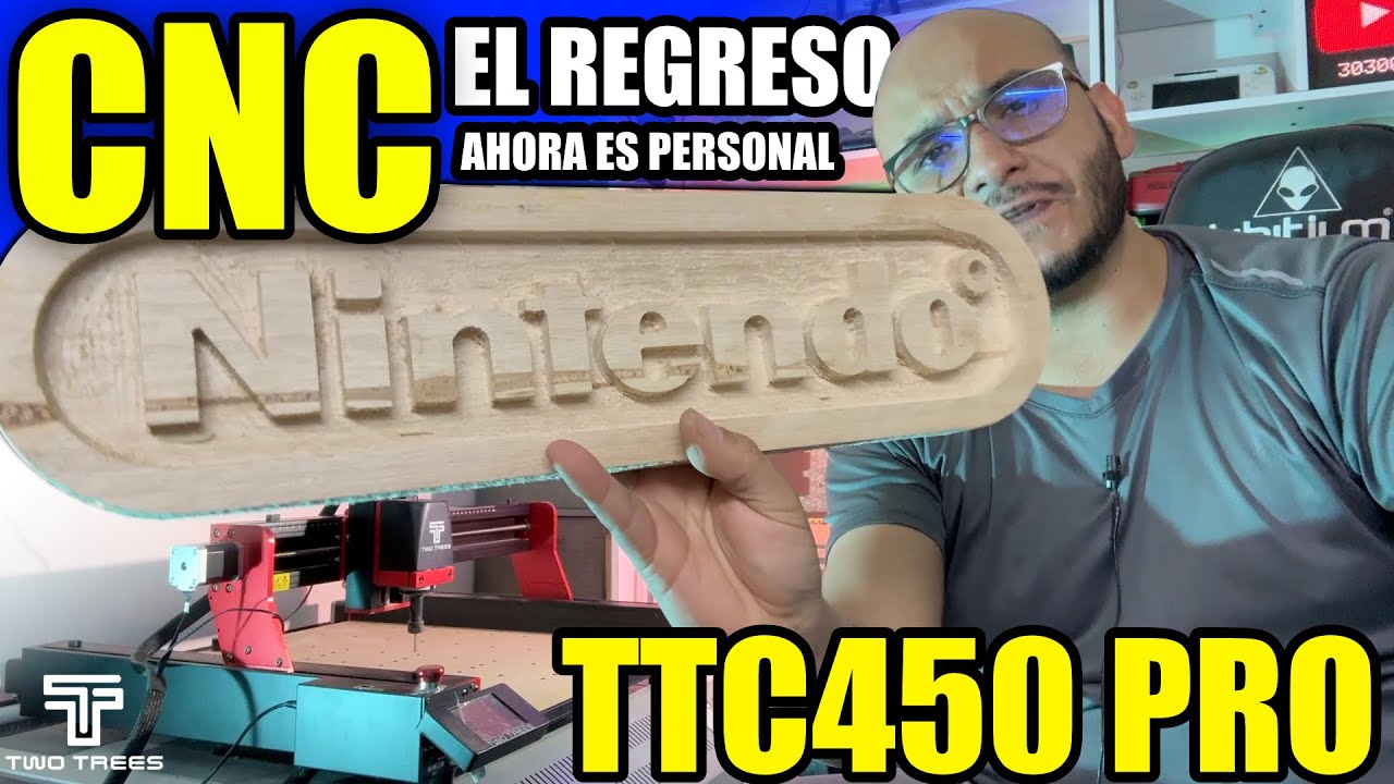 Mi nueva experiencia con una CNC, TTC450 PRO - YouTube