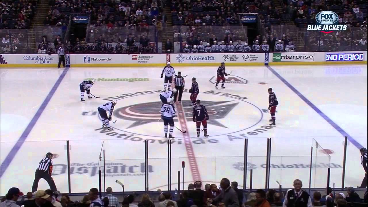 NHL 2014 11 25 Winnipeg Jets vs Columbus Blue Jackets - YouTube