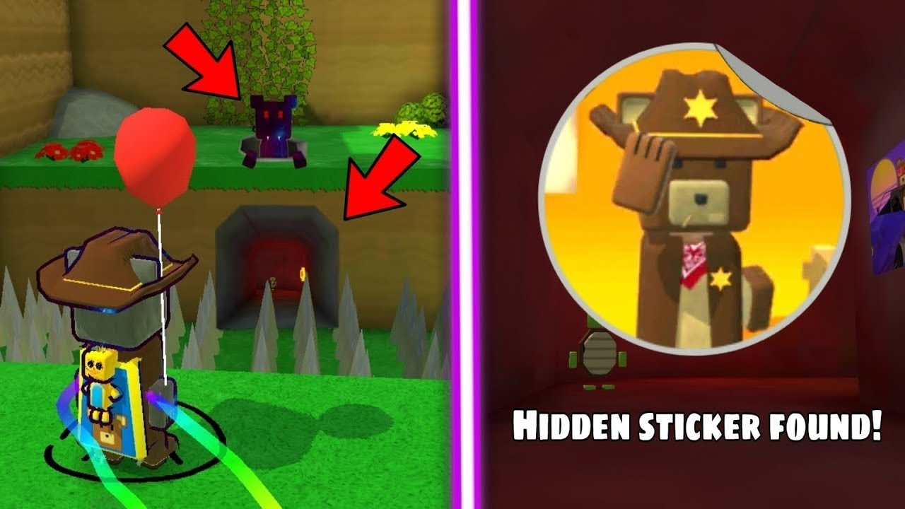 hidden sticker 🤯 secret cave unlock 🔓 - super bear adventure | red ...