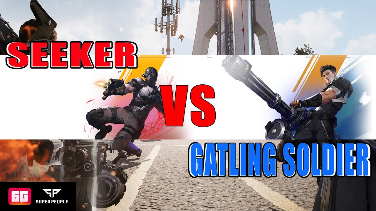 Super People - Seeker vs Gatling Soldier clip part 1 - YouTube