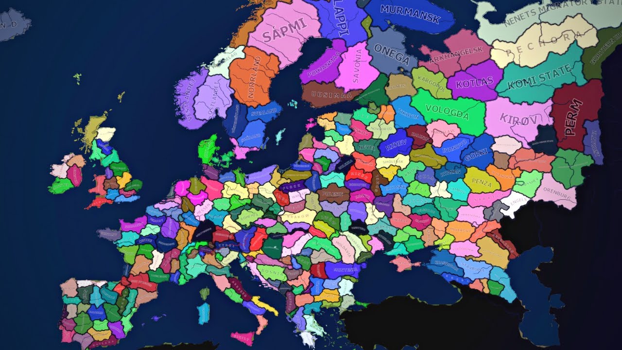 Every European State Independent - HOI4 Timelapse - YouTube