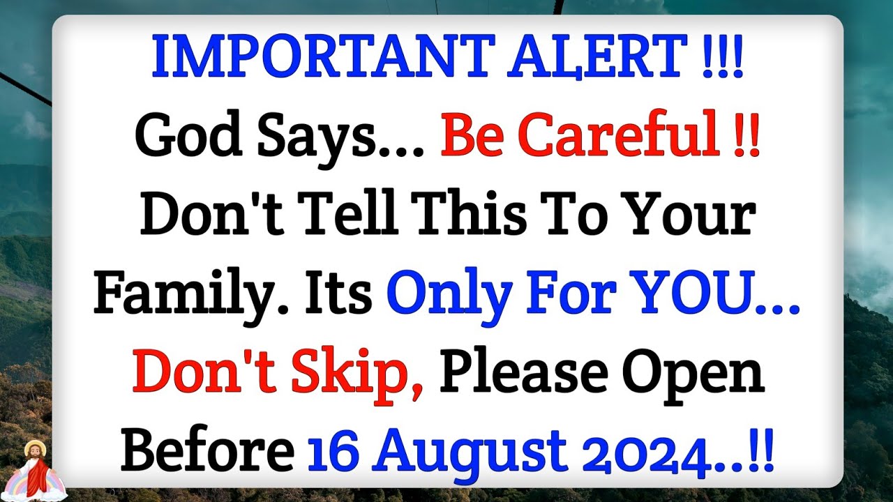 11:11💌God says, Be Careful! Don't Tell This to Your Family... God ...