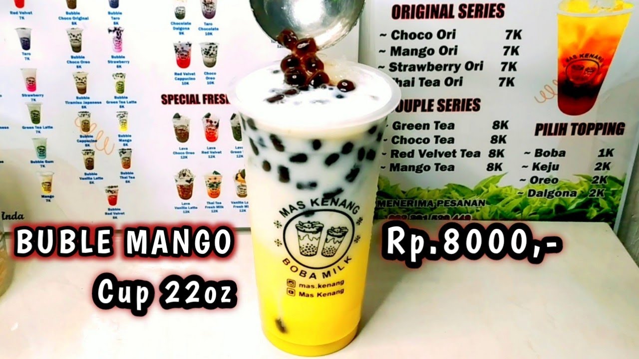 Es boba, resep minuman kekinian untuk di jual || usaha modal kecil ...