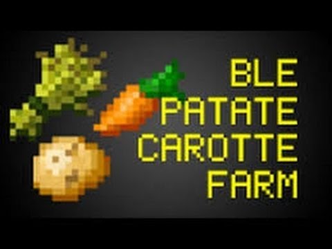 TUTO Minecraft - [NOUVEAU] FERME A BLE ULTRA OPTIMISEE , ULTRA RAPIDE ...