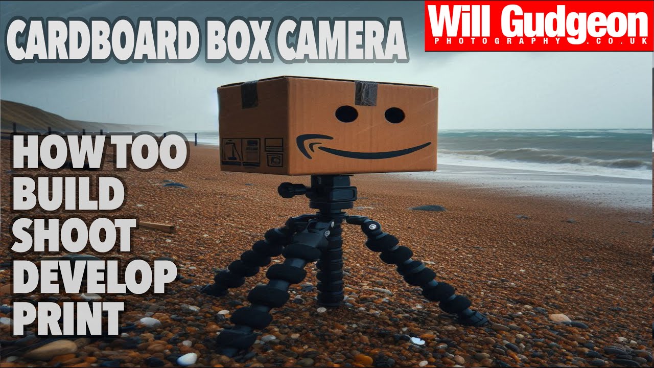 Cardboard box pinhole camera - Build, shoot, develop and print - YouTube