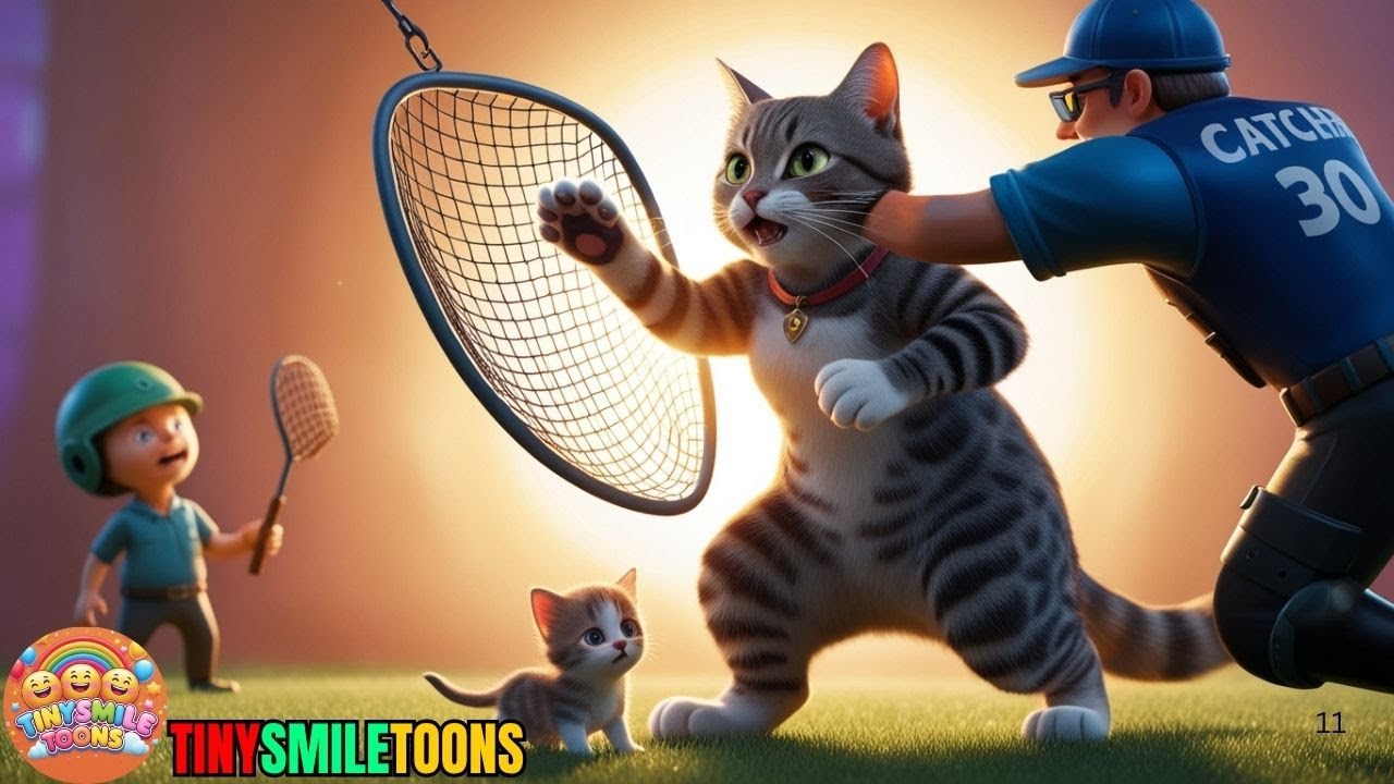🐾 Mom Cat Saves Kitten from Animal Catcher 🚨 | 3D Animated Story ...