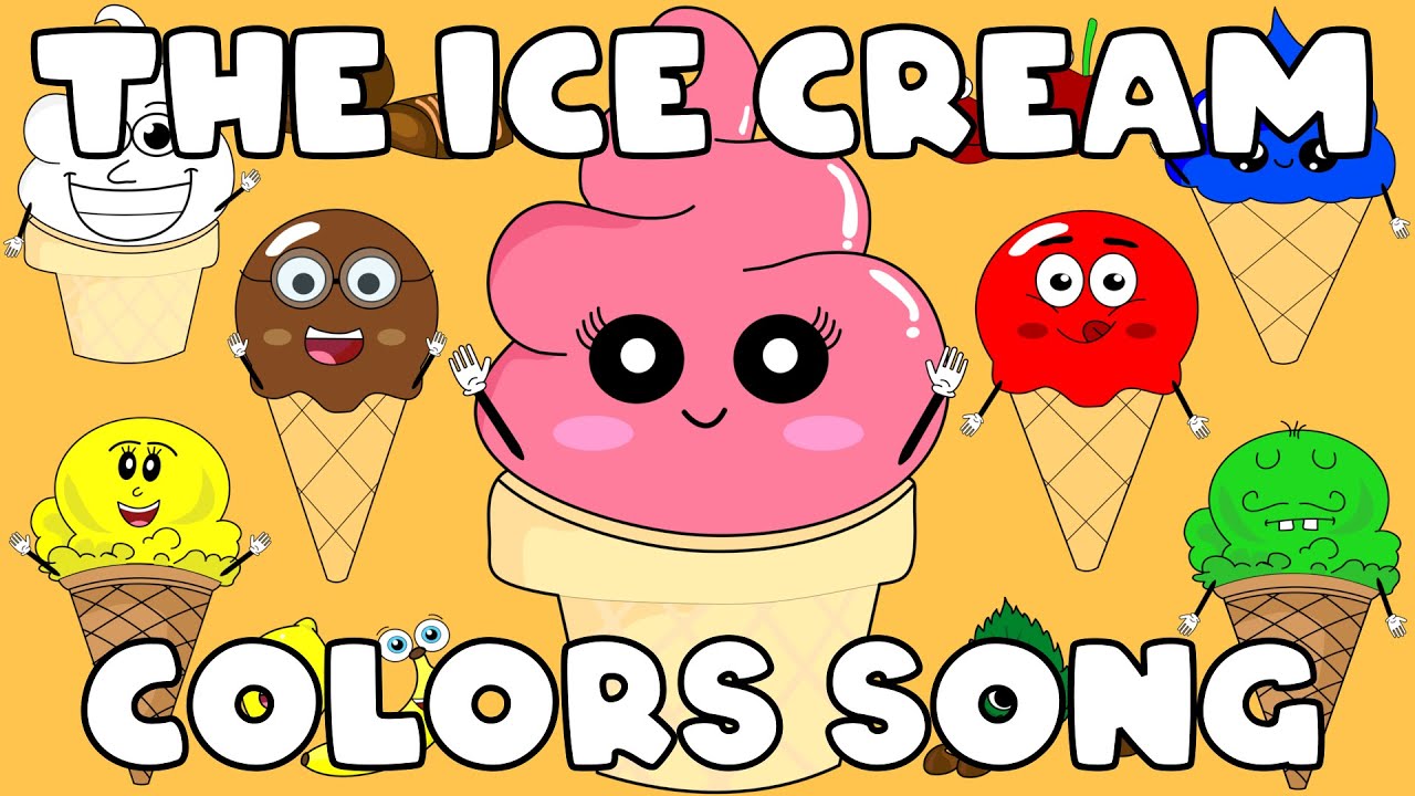 Ice Cream Colors Sing-Along Song - YouTube