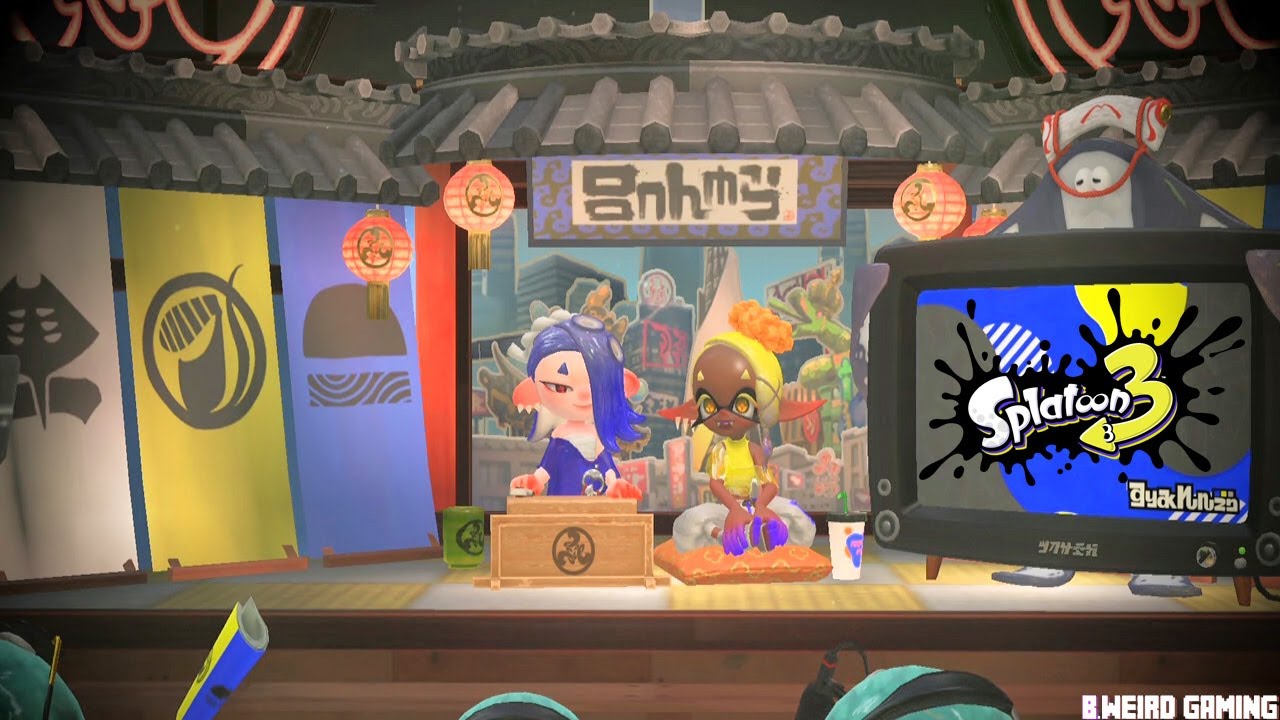 Splatoon 3 | Deep Cut Waving Easter Egg 4K - YouTube