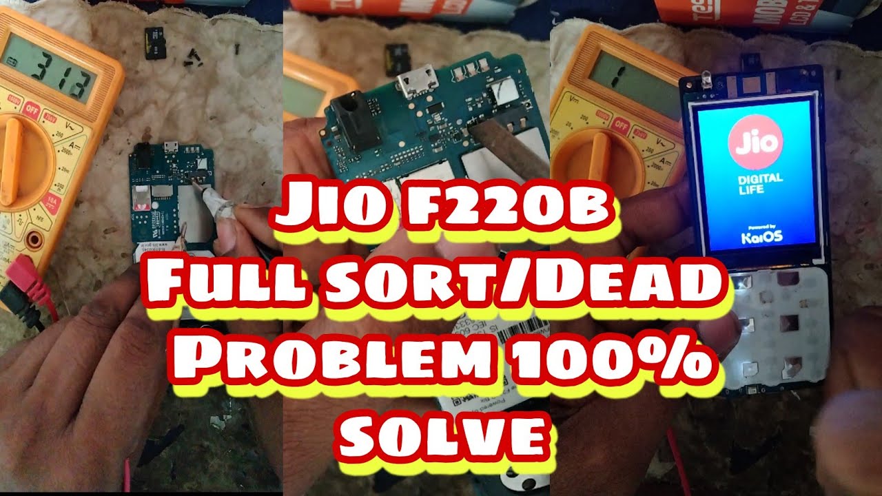 Jio f220b Full Sort Problem Solve || Jio F220b Full Short solution ...