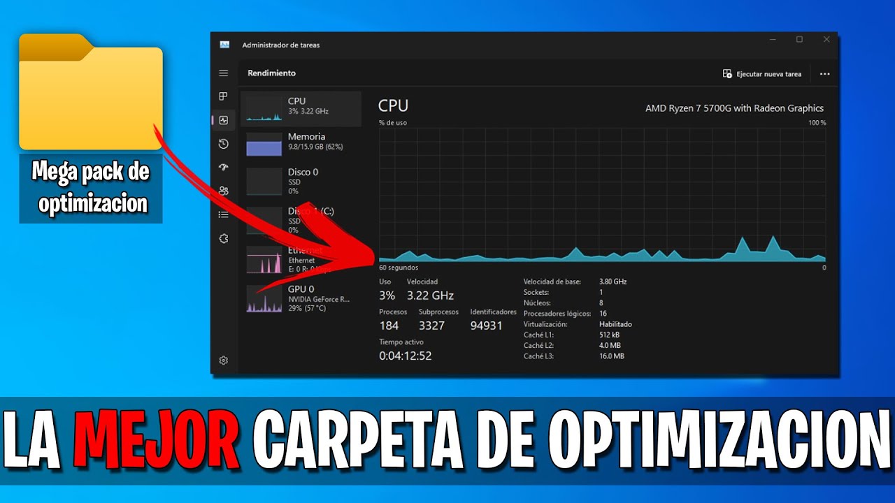 🚀 MEGA Pack de Optimización para PC: MAXIMIZA Rendimiento, FPS y Dile ...