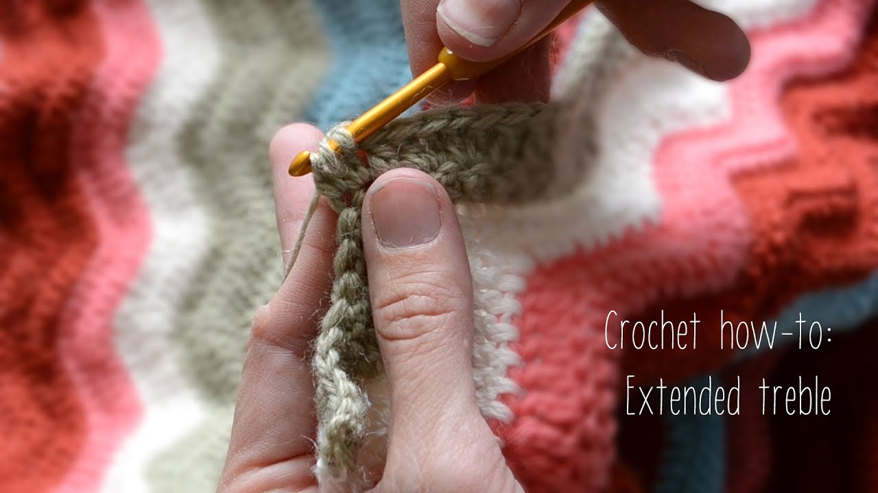 crochet stitch & decrease how-to - YouTube